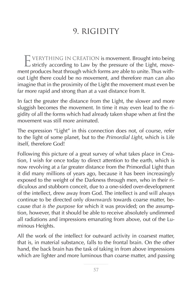 The Grail Message - Volume 1, Lecture 9 - Rigidity | PDF