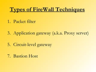 FireWall | PPT