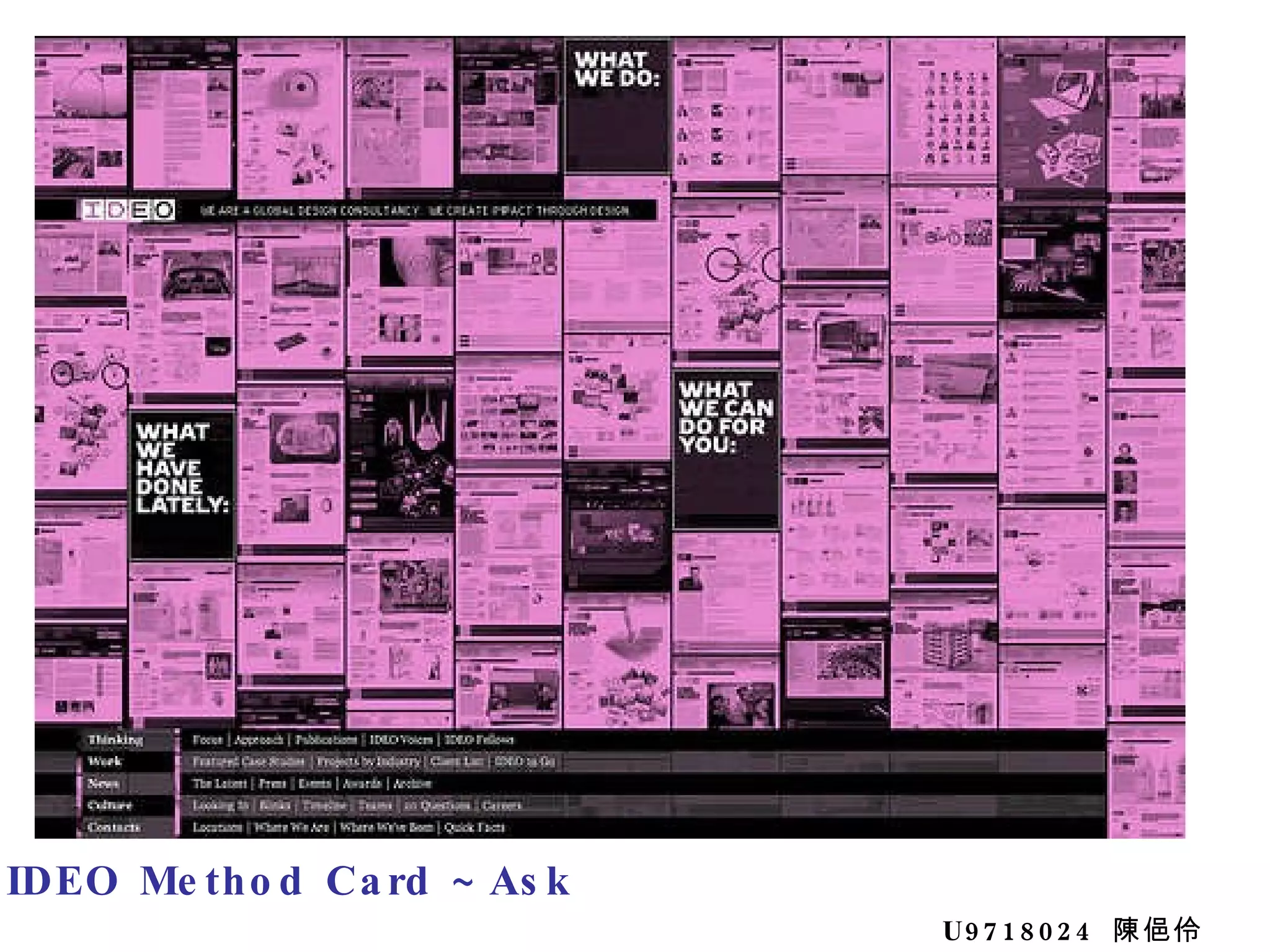 IDEO Method Card | PPT