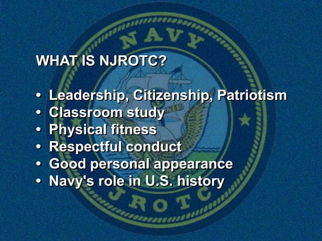 1.0 Introduction to the NJROTC Program | PDF