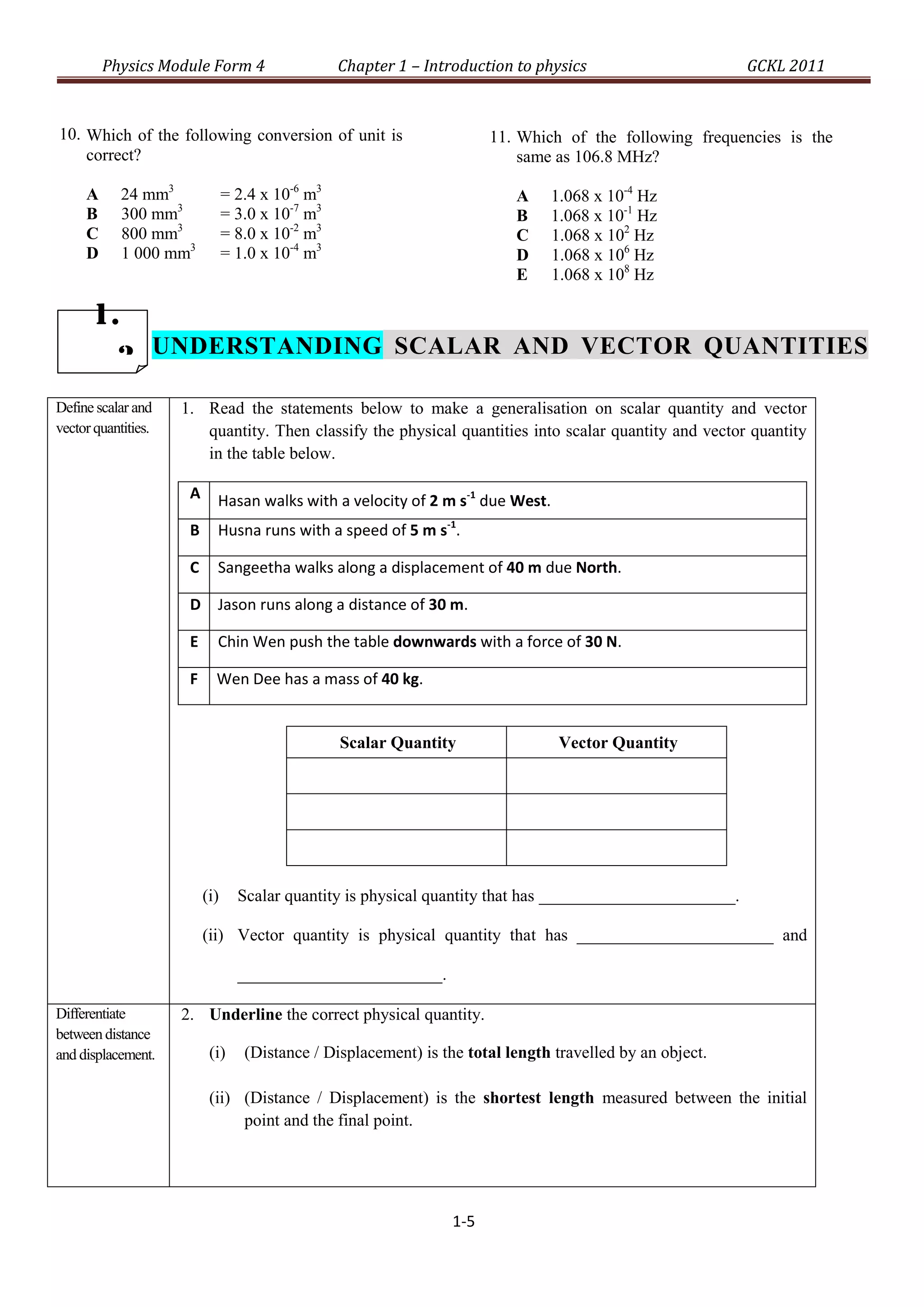 1.0 understanding physics | PDF