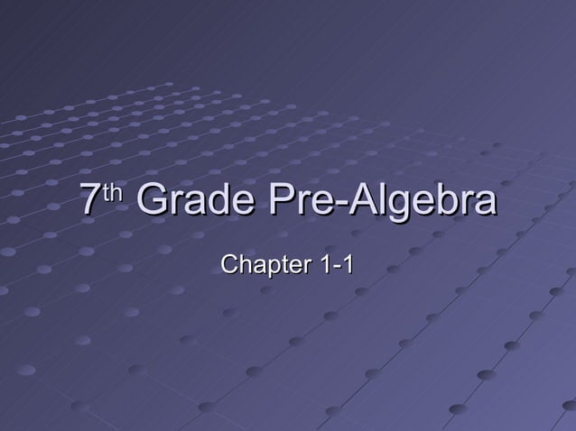 Chapter 1, Lesson 1 | PPT