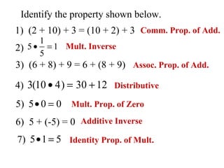 1.1 Real Numbers and Number Operations | PPT