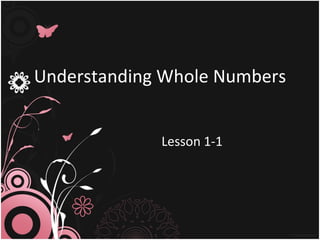 Whole numbers | PPT