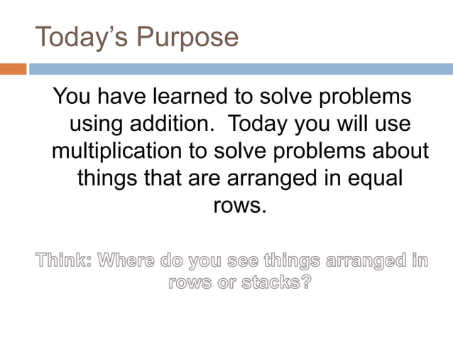 Envision Lesson 1.1: Meanings of Multiplication | PPTX