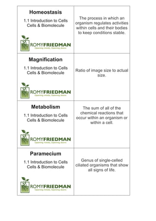 1.1 Flashcards | PDF