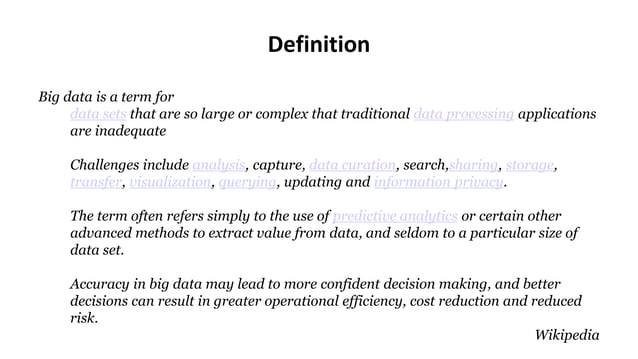Intro to Big Data Hadoop | PPT