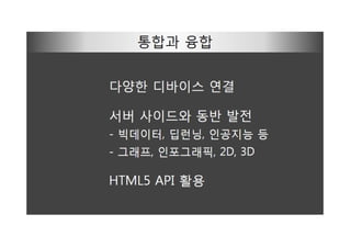 2016 W3C Conference #1 : 웹 개발의 현재와 미래 | PDF