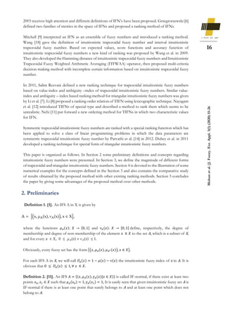 A new approach for ranking of intuitionistic fuzzy numbers | PDF