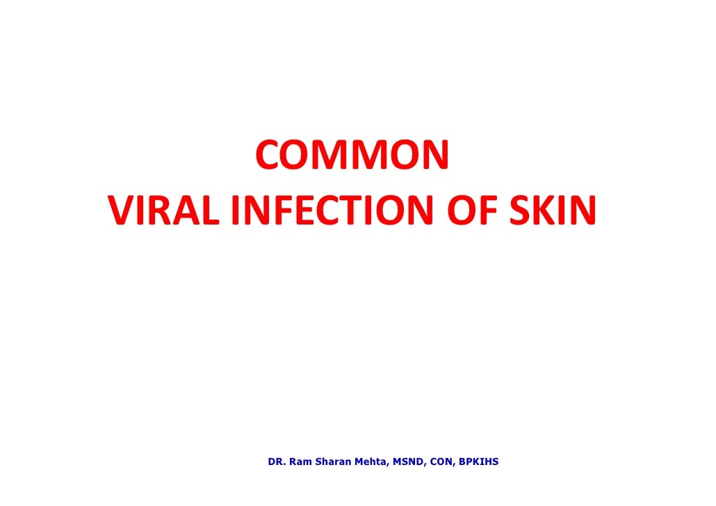 112 Viral Infections Of Skin Compatibility Mode