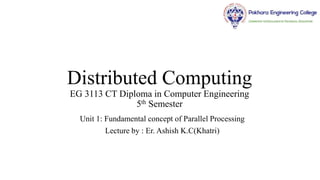 Fundamental Concept of Parallel Processing | PPTX | Computing | Technology & Computing