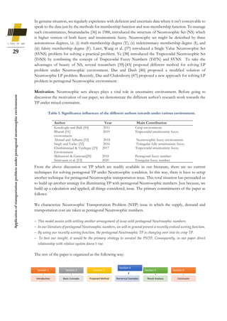 Application of transportation problem under pentagonal neutrosophic ...
