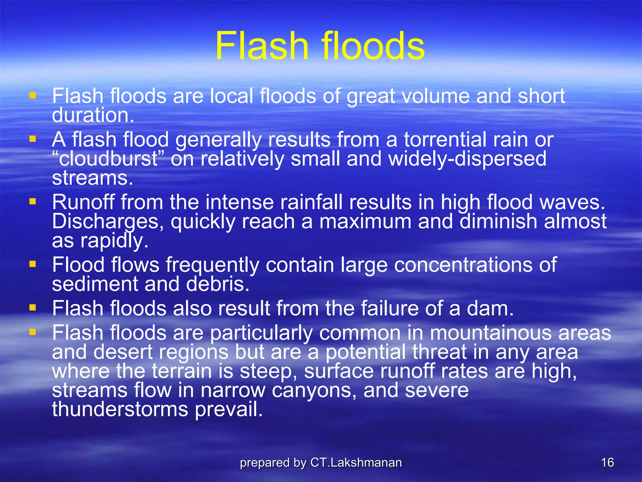 floods | PPT