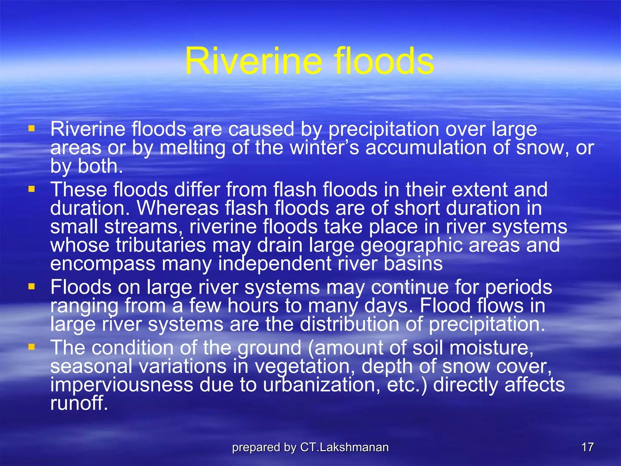 floods | PPT