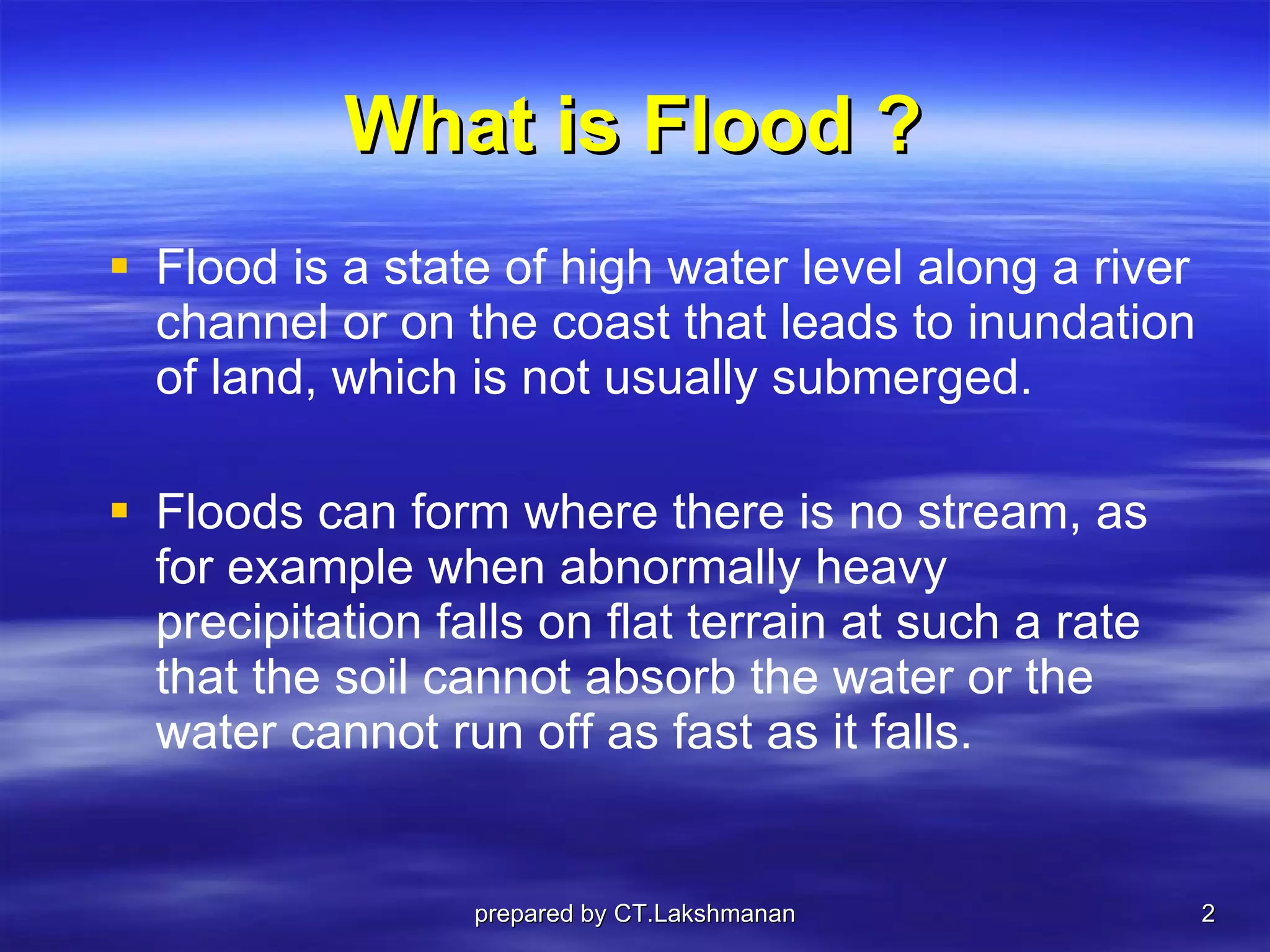 floods | PPT