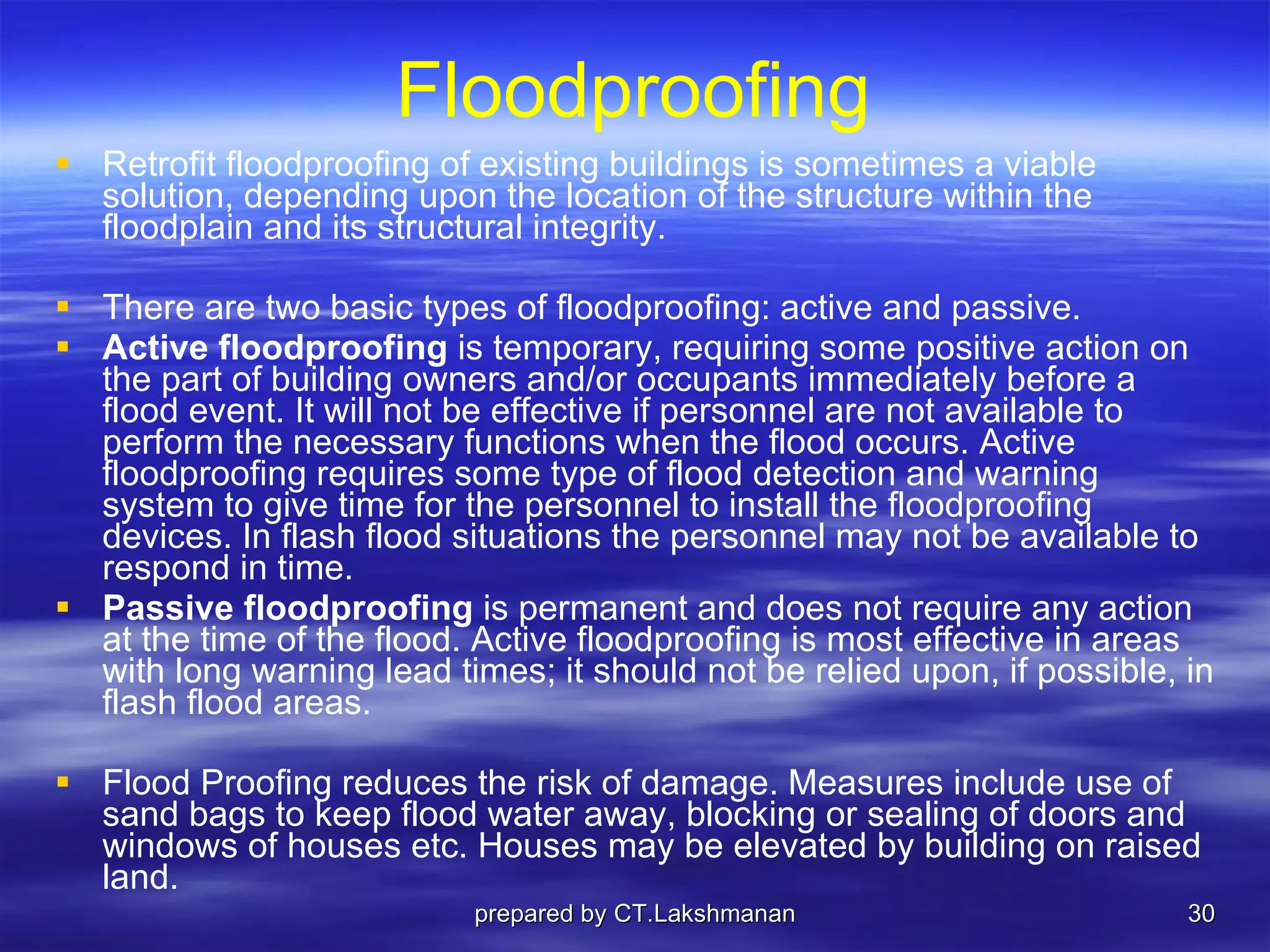 floods | PPT