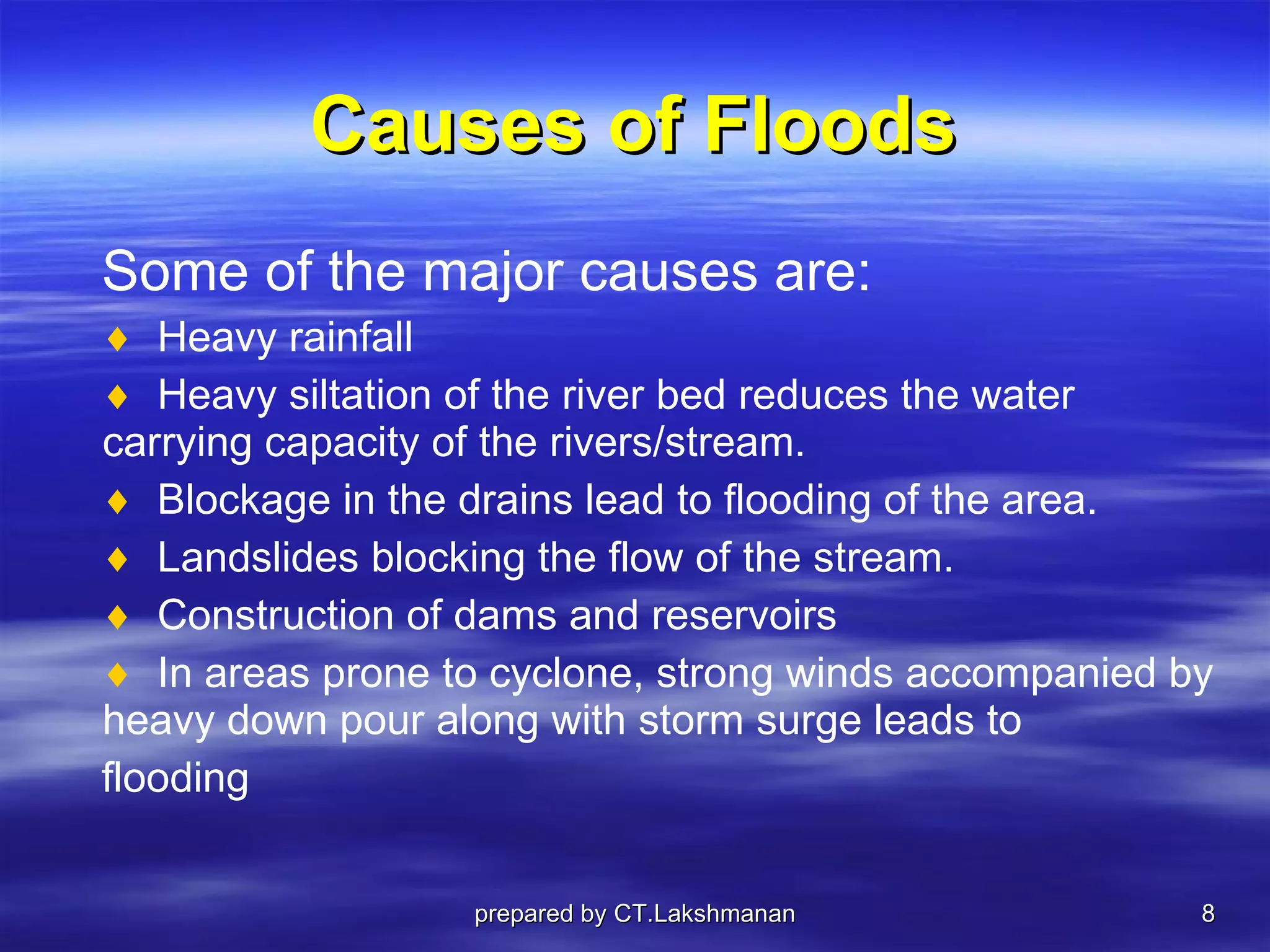 floods | PPT