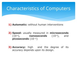 1-1-Functional Components.pptx BCA sem 1 Computer Fundamentals | PPT