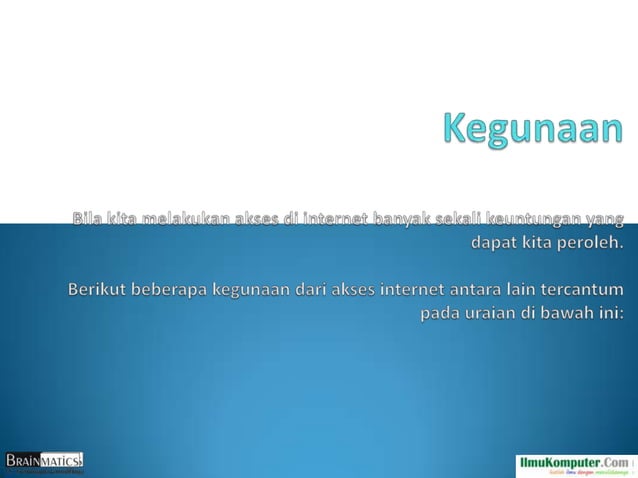 1.1. menjelas kan pengertian internet intranet | PPTX