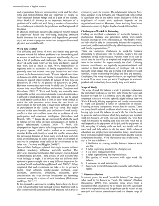 Work Life Challenges | PDF