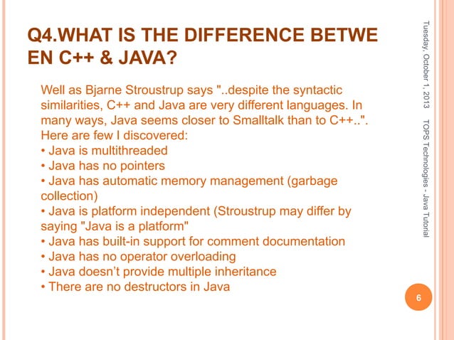 Most Asked Java Interview Question and Answer | PPT