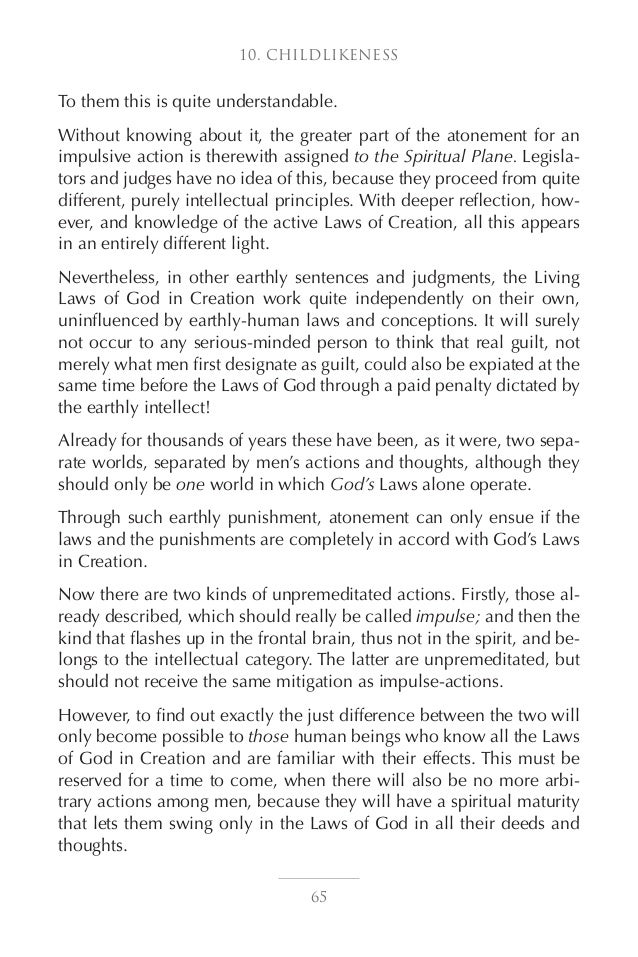 The Grail Message - Volume 1, Lecture 10 - Childlikeness