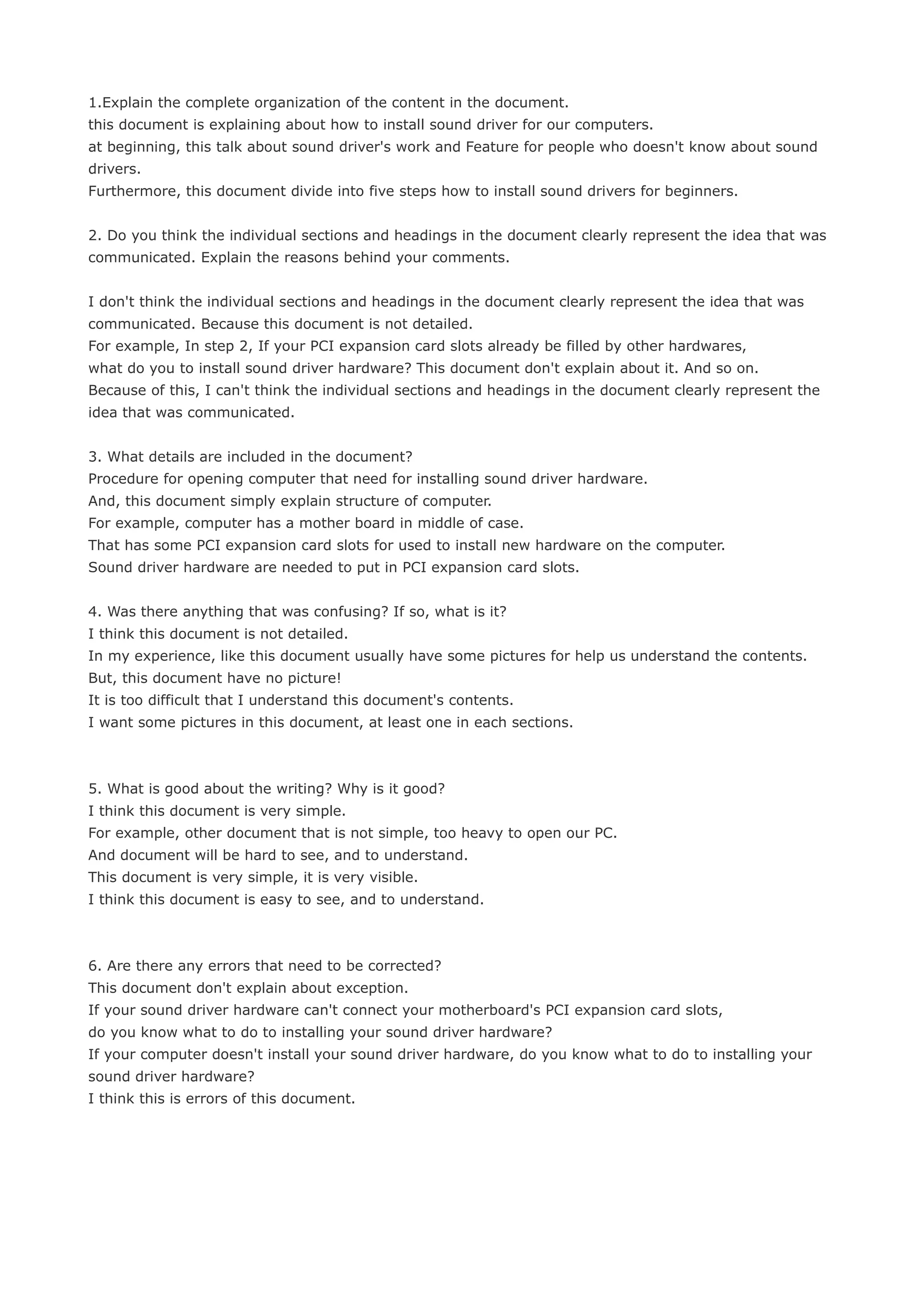 Peer Review Exercise#1 | PDF