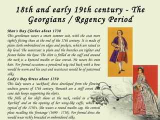 British Costume: Fashion through the ages | PPT