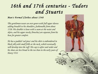 British Costume: Fashion through the ages | PPT