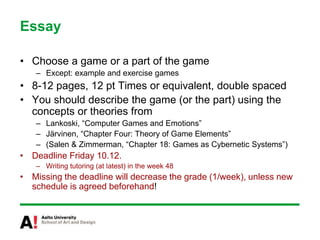 Game Analysis, lecture 1 | PPTX | Board Games and Puzzles | Games and ...