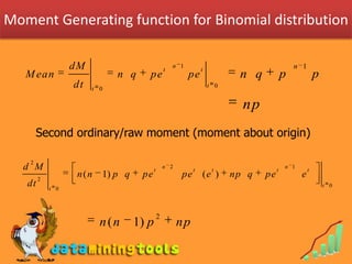 Bernoullis Random Variables And Binomial Distribution | PPTX
