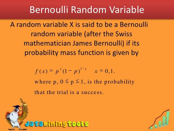 Bernoullis Random Variables And Binomial Distribution