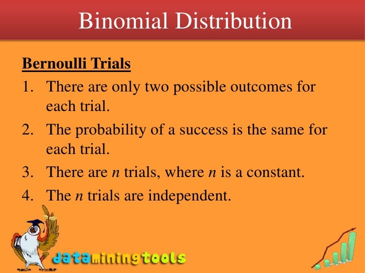 Bernoullis Random Variables And Binomial Distribution