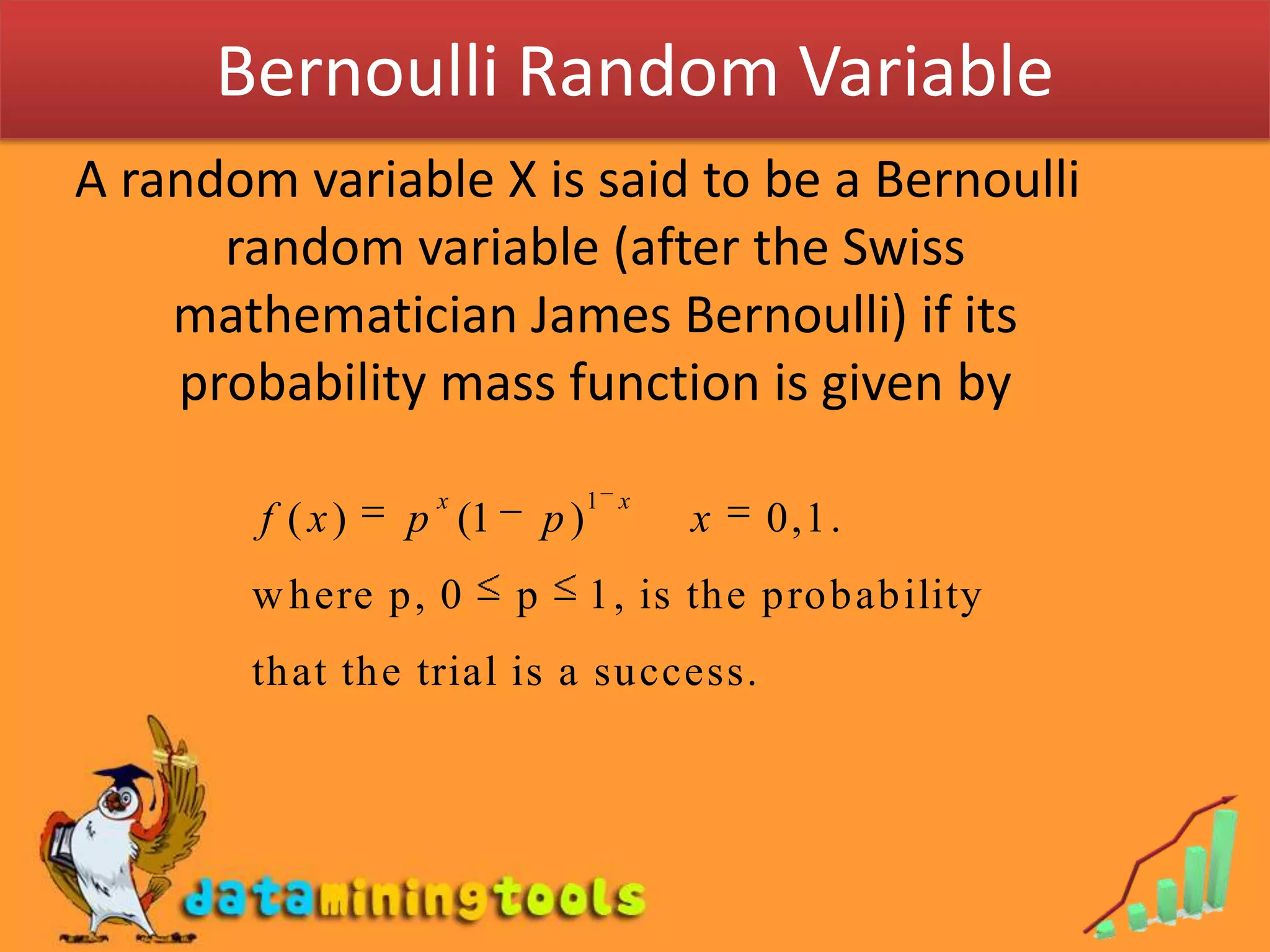 Bernoullis Random Variables And Binomial Distribution | PPTX