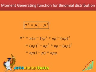 Bernoullis Random Variables And Binomial Distribution | PPTX
