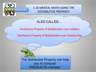 1 10 mental math using... | PPT