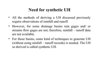1-10 Synthetic Unit hydrograph.ppt only for civil engineering ...