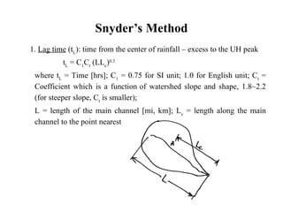 1-10 Synthetic Unit hydrograph.ppt only for civil engineering ...