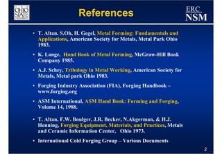 forging processes | PDF