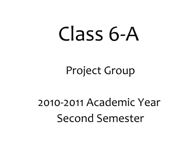 Introducing the 6-A | PPT