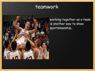 sportsmanship | PPT