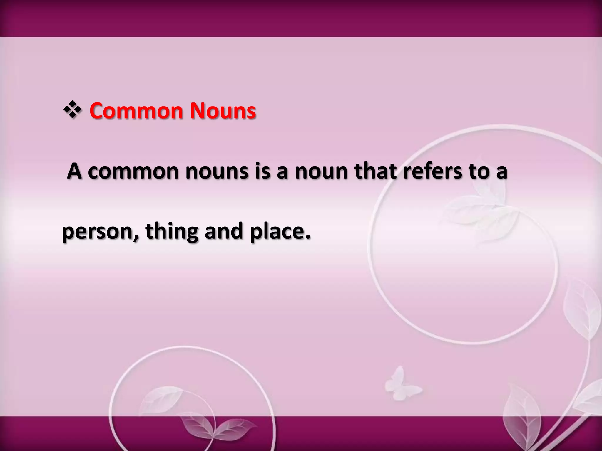 Nouns presentation | PPT