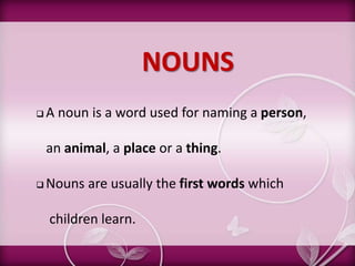 Nouns presentation | PPT