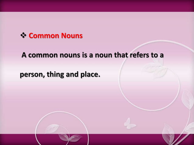 Nouns presentation | PPT