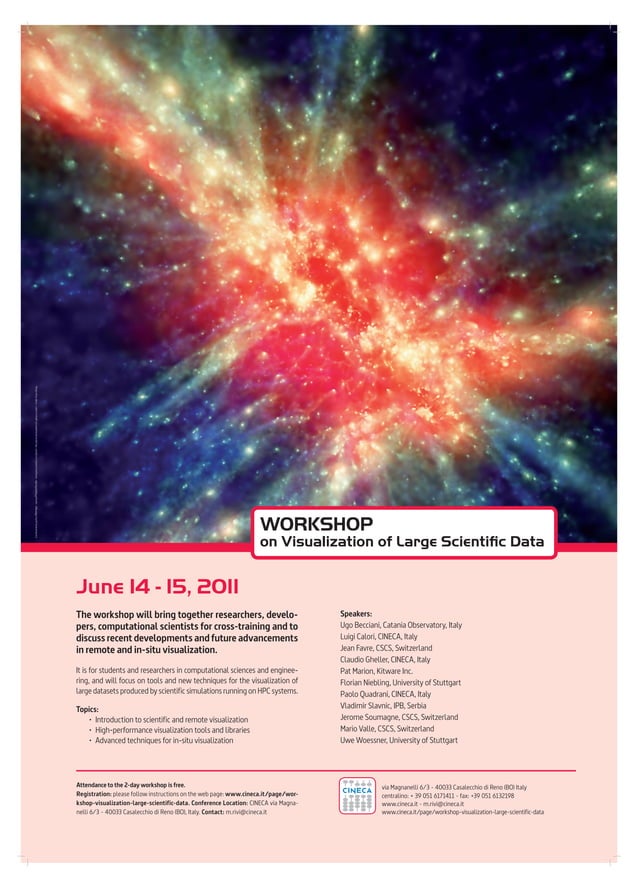 Workshop on Visualization of Large Scientific Data | PDF