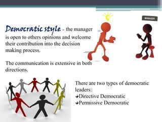 management style | PPTX | Executive Leadership & Management | Business