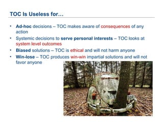 Exploring the Power of TOC for Education - Leaving behind a Better ...
