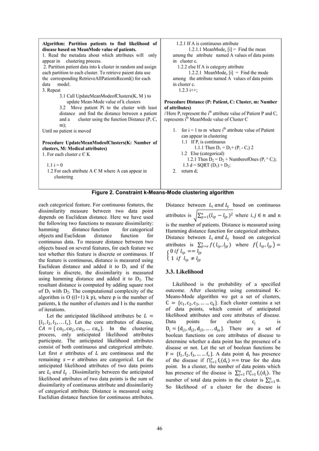 Clustering Medical Data to Predict the Likelihood of Diseases | PDF