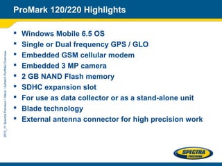 Spectra Precision portfolio review | PPT