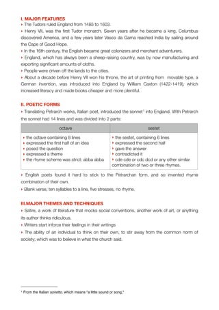 Early sixteenth century poetry- the Tudor | PDF